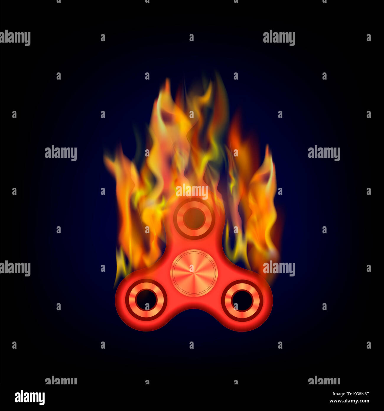 Fire fidget spinner hi-res stock photography and images - Alamy