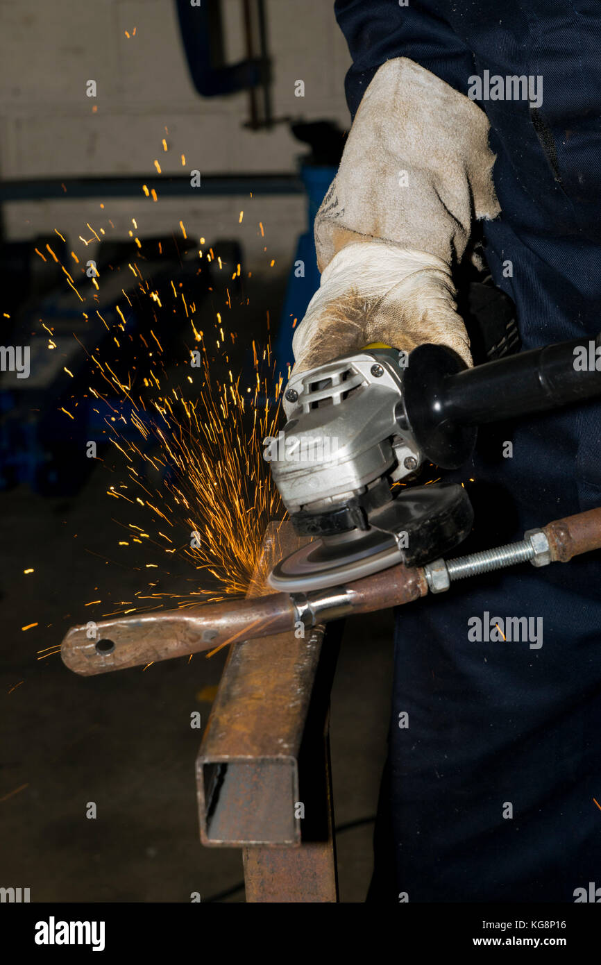 Grinding wheel worker hi-res stock photography and images - Alamy