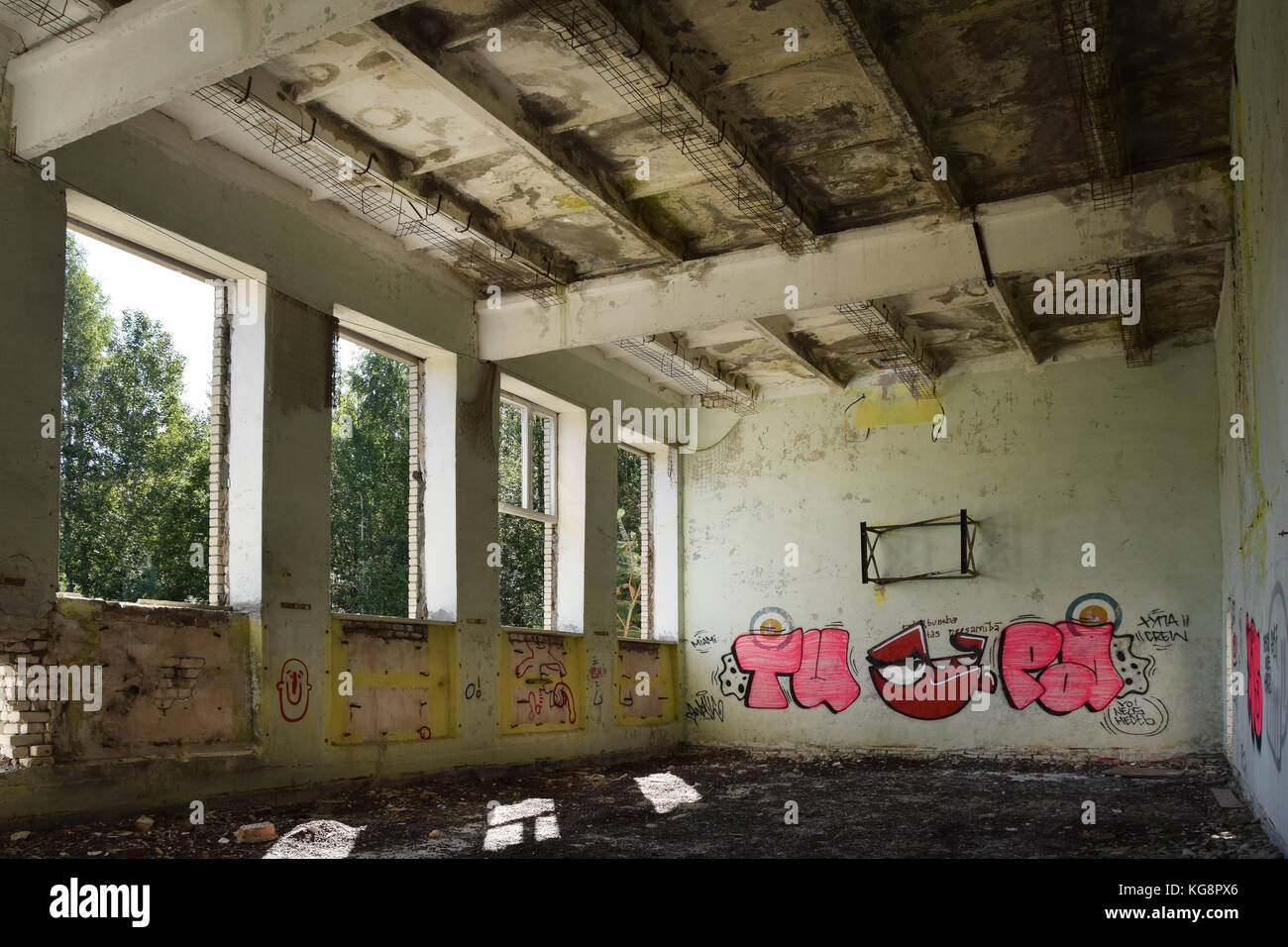 The city where people of the soviet spy antenna base lived before the ...