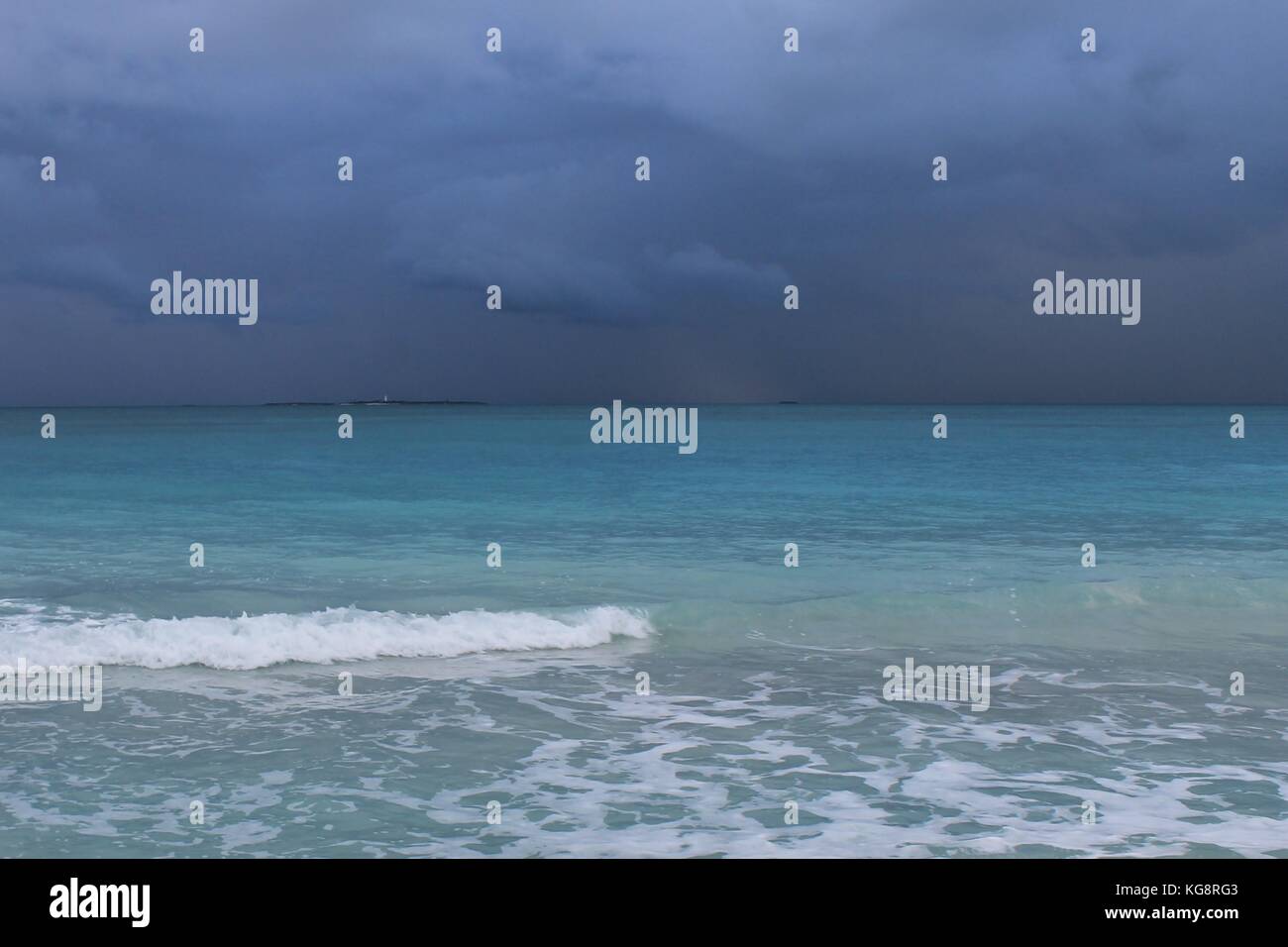 Storm clouds gathering over the Atlantic Ocean, Varadero, Cuba Stock ...