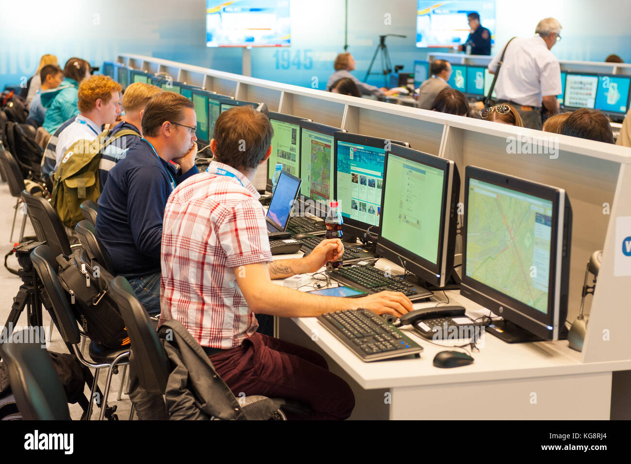 International press center Stock Photo - Alamy