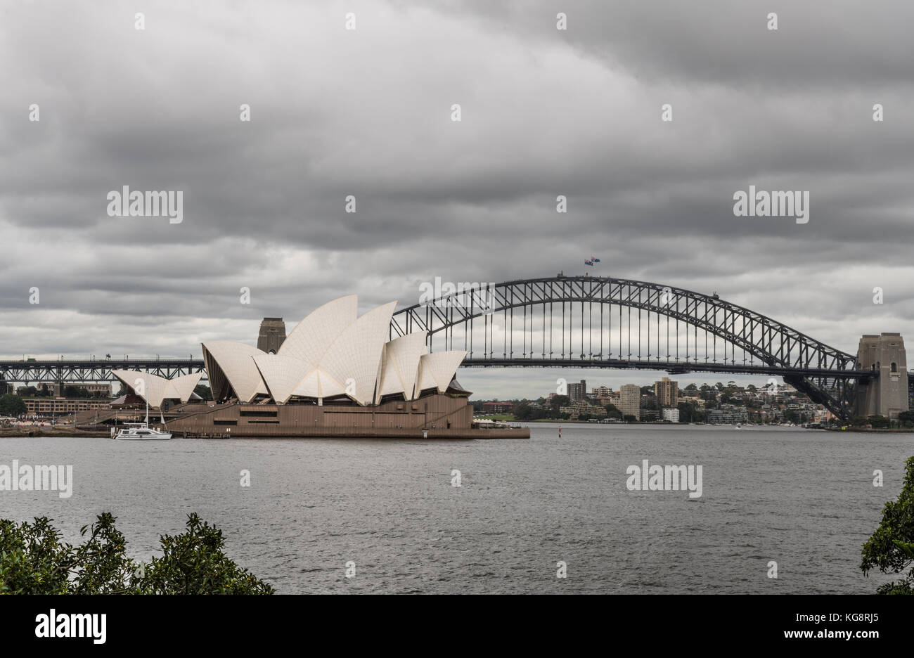Sydney, Australia - March 23, 2017: White Opera House and black bow of ...