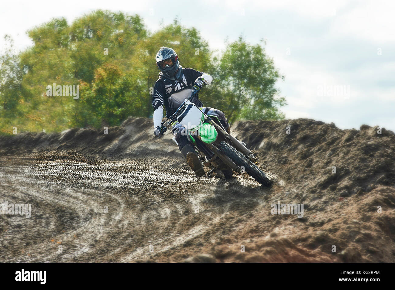 Motorbike trail bike hi-res stock photography and images - Alamy
