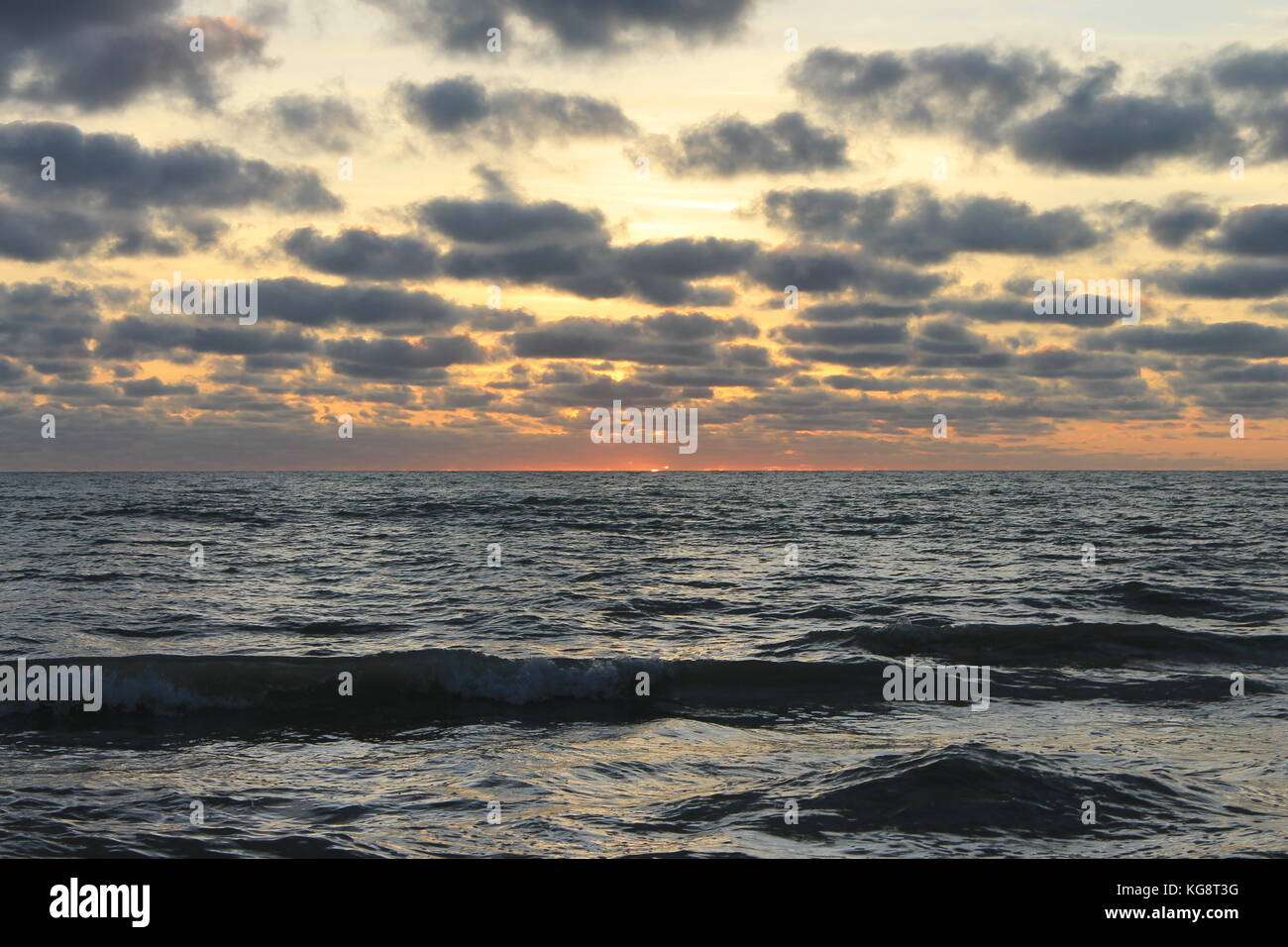 Sunset over the Gulf of Mexico, Madeira Beach, Florida Stock Photo - Alamy