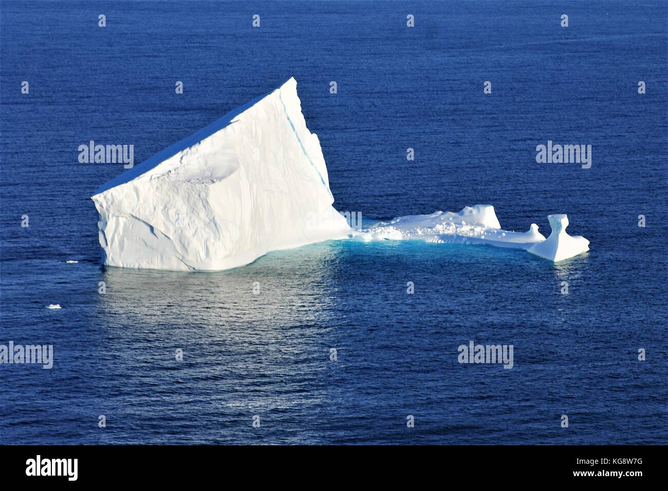 Iceberg in the Atlantic Ocean, just outside the Narrows, St. John's ...