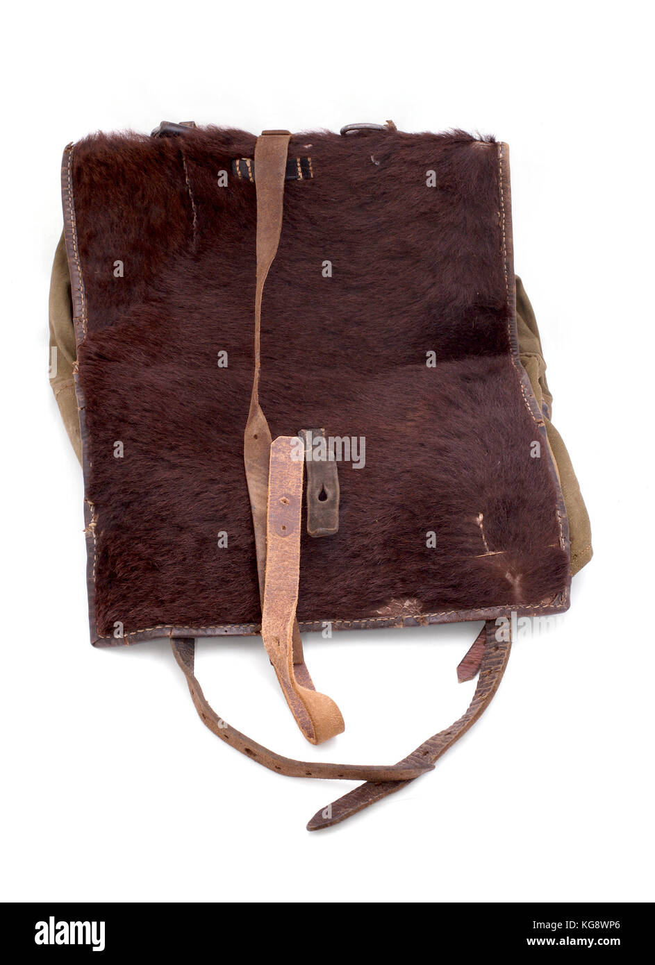 Germany at WW2 German marching soldier haversack (backpack Stock Photo ...