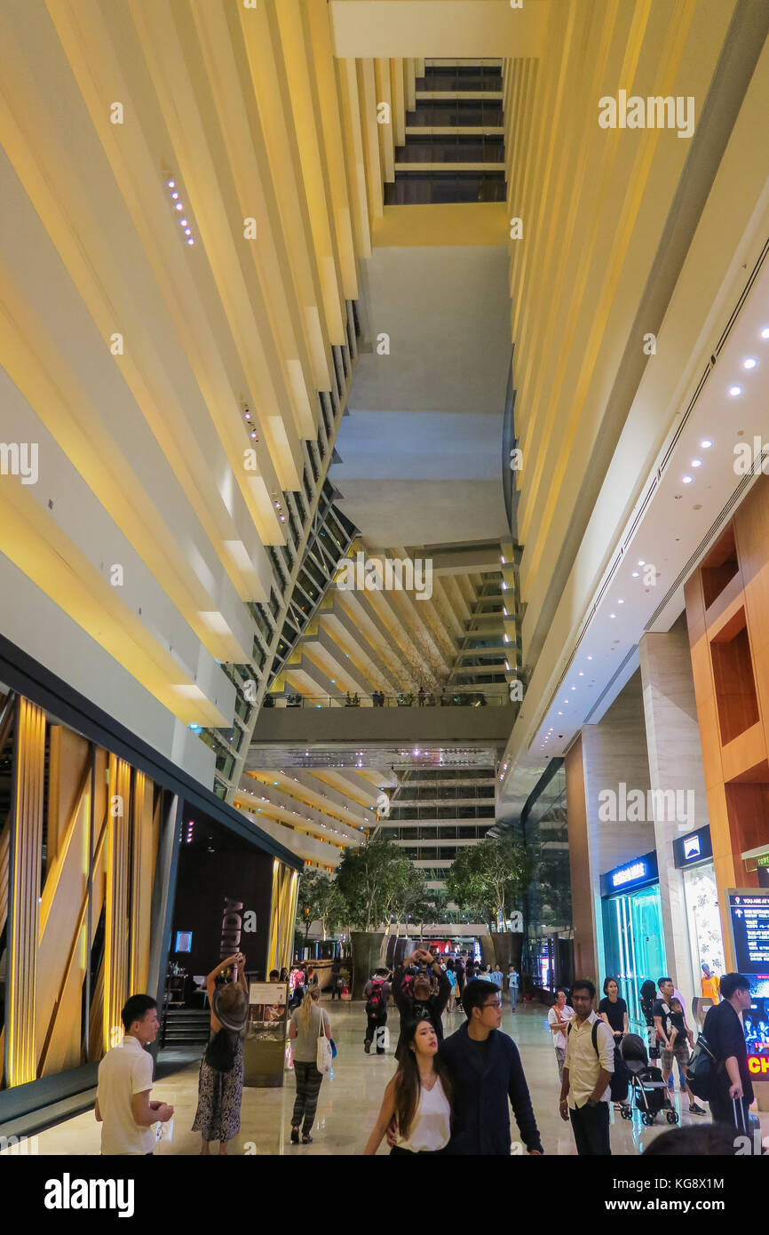 Inside the Marina Bay Sands in Singapore Stock Photo - Alamy