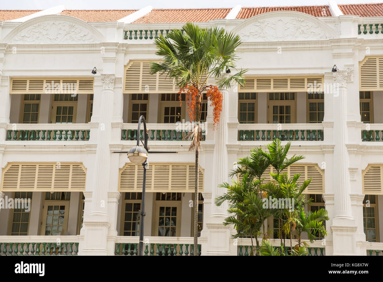 Old Colonial Building in Singapore in Asia Stock Photo - Alamy