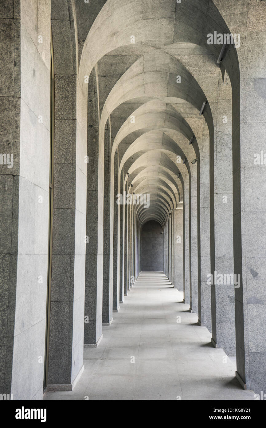 Archway in gothic style in city centre of Tbilisi, Georgia Stock Photo ...