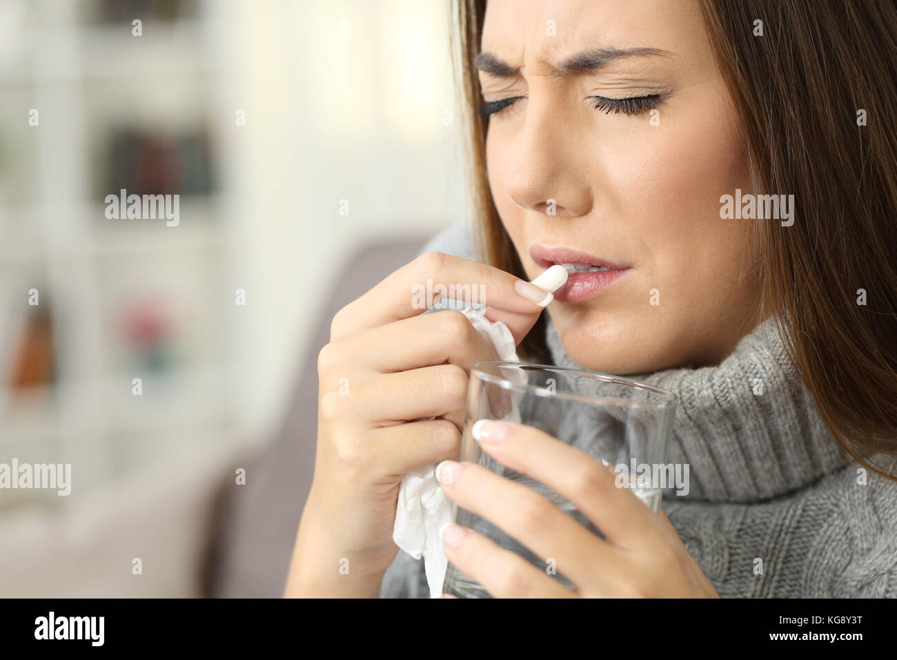 Suffering flu hi-res stock photography and images - Alamy