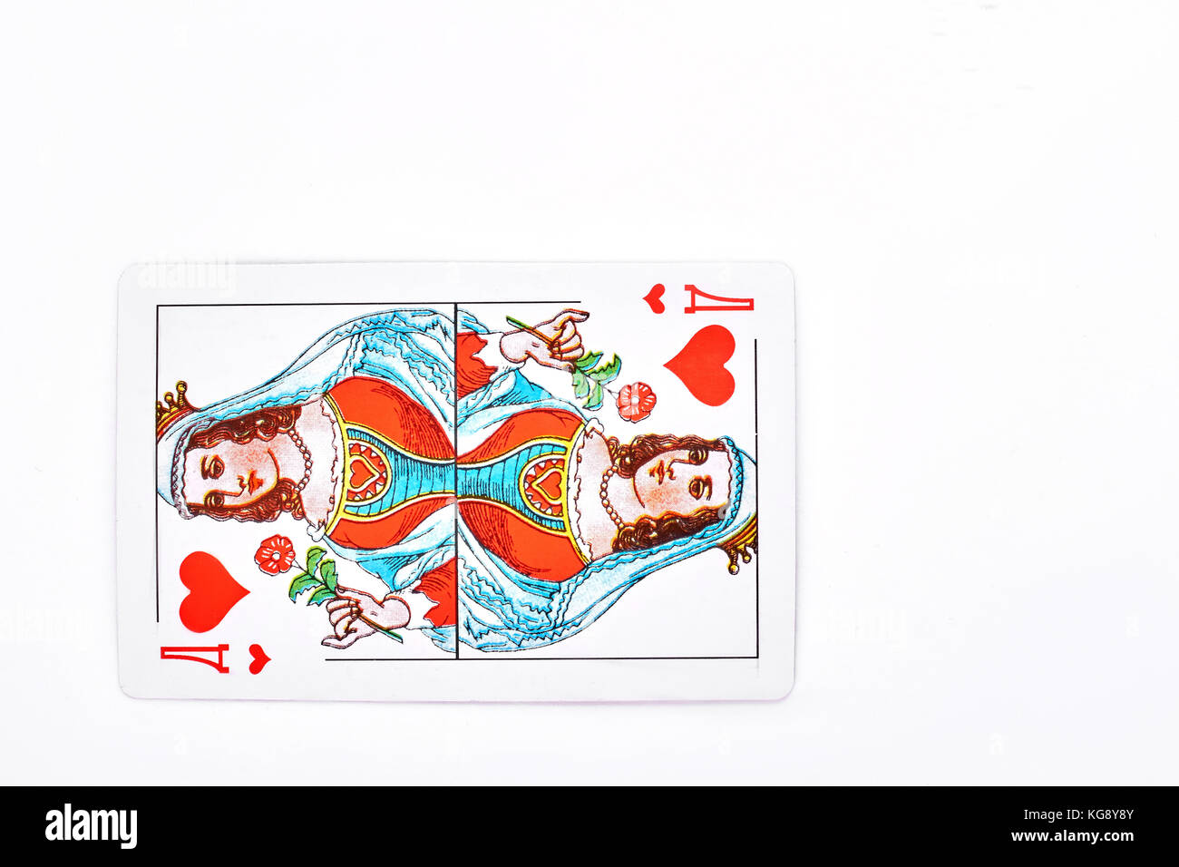 Poker card diamond queen Cut Out Stock Images & Pictures - Alamy