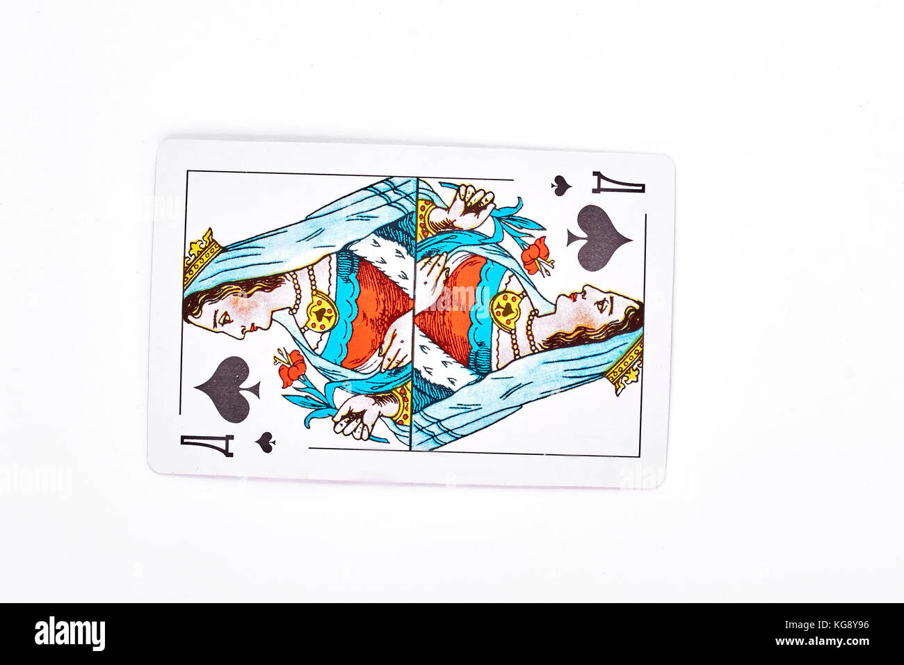 Queen of spades Cut Out Stock Images & Pictures - Alamy