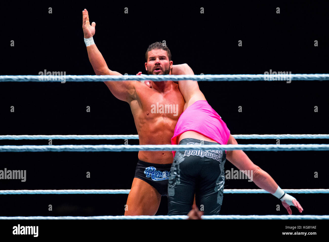 BARCELONA - NOV 4: The wrestlers Bobby Roode (aka Glorious) and Dolph ...