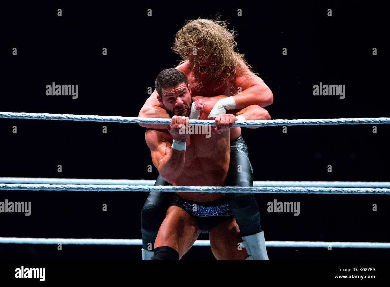 BARCELONA - NOV 4: The wrestlers Bobby Roode (aka Glorious) and Dolph ...