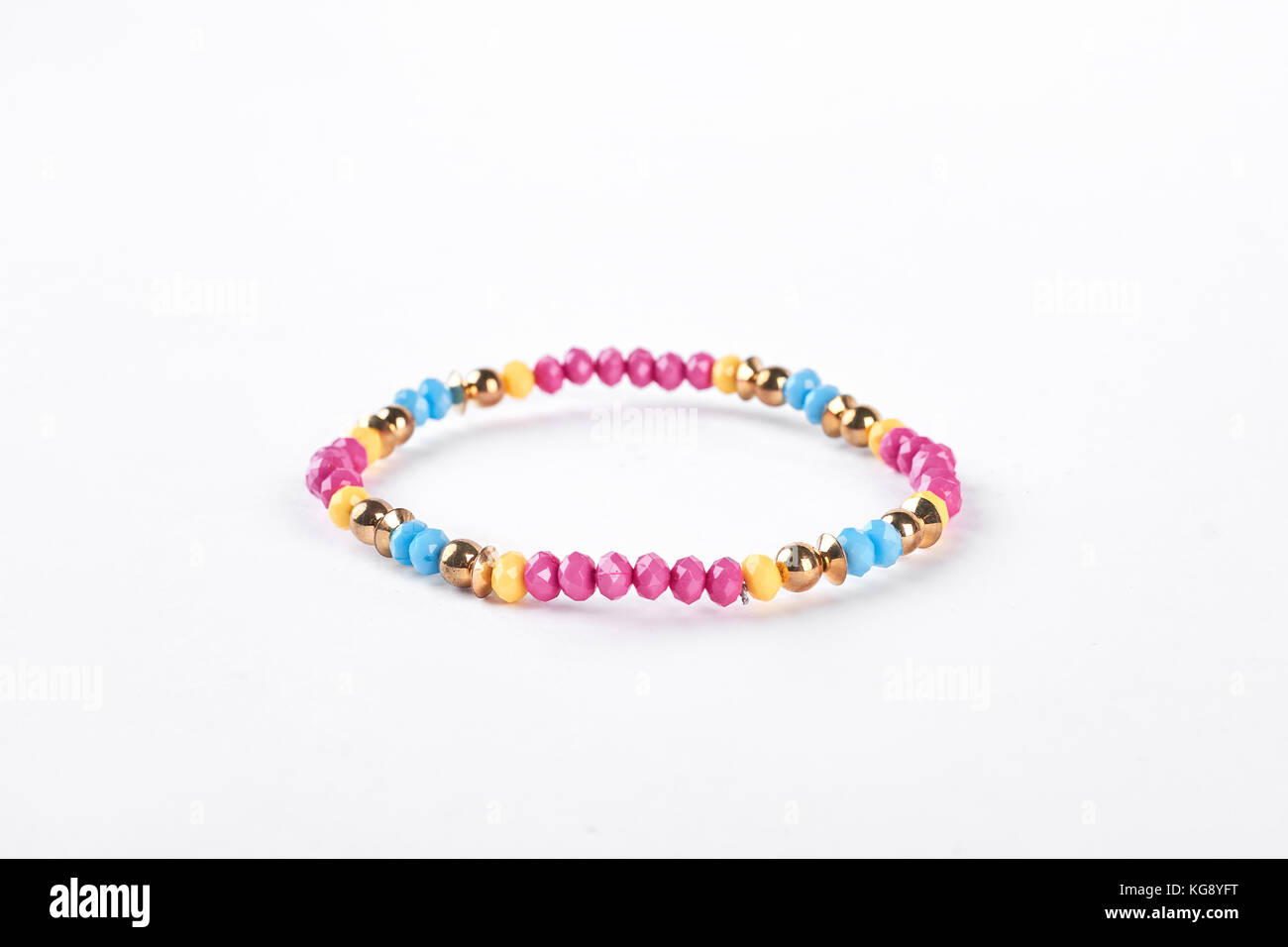 Colorful childrens bracelet for girls Stock Photo - Alamy