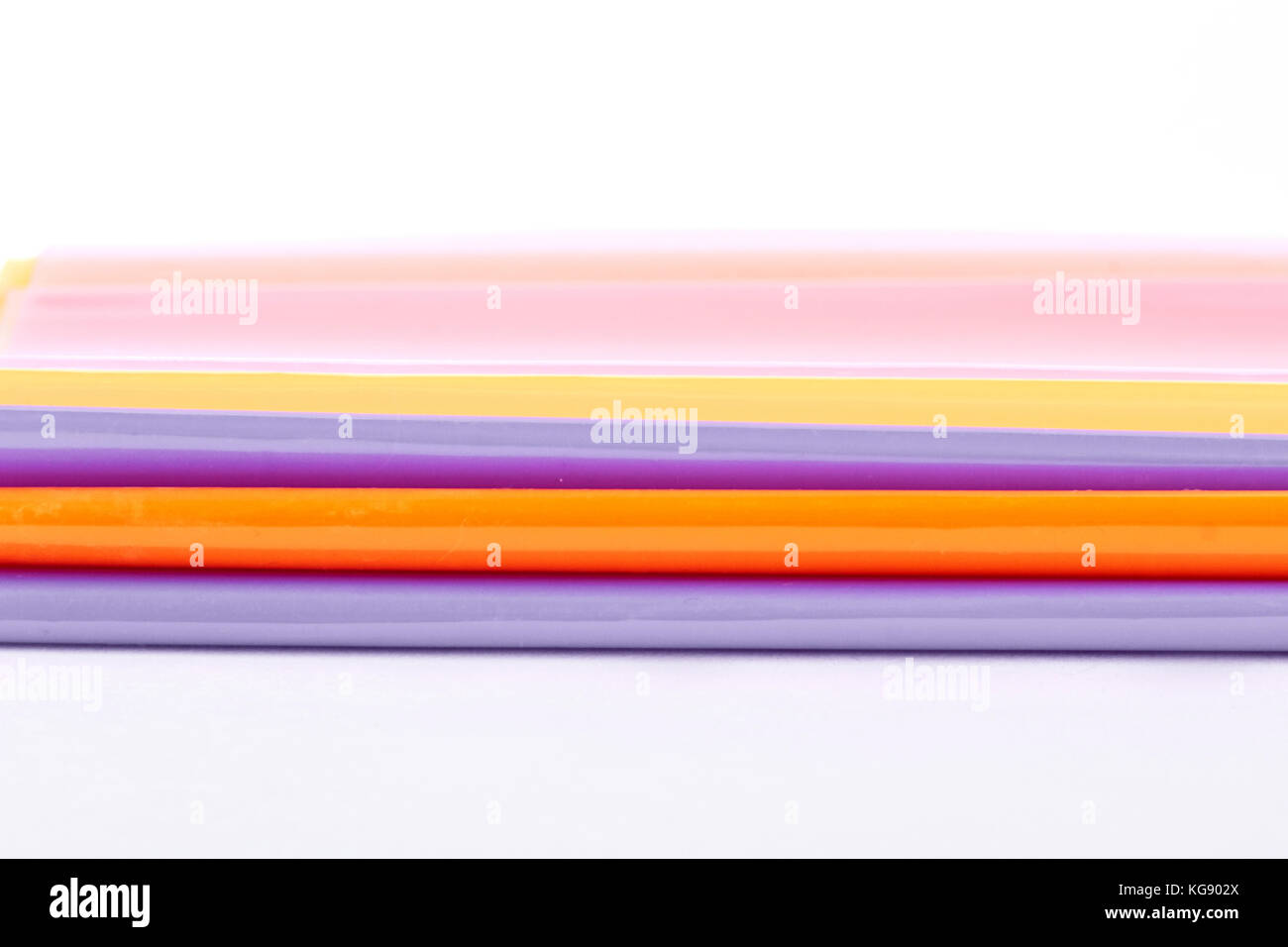 Set of colorful folders for documents Stock Photo - Alamy