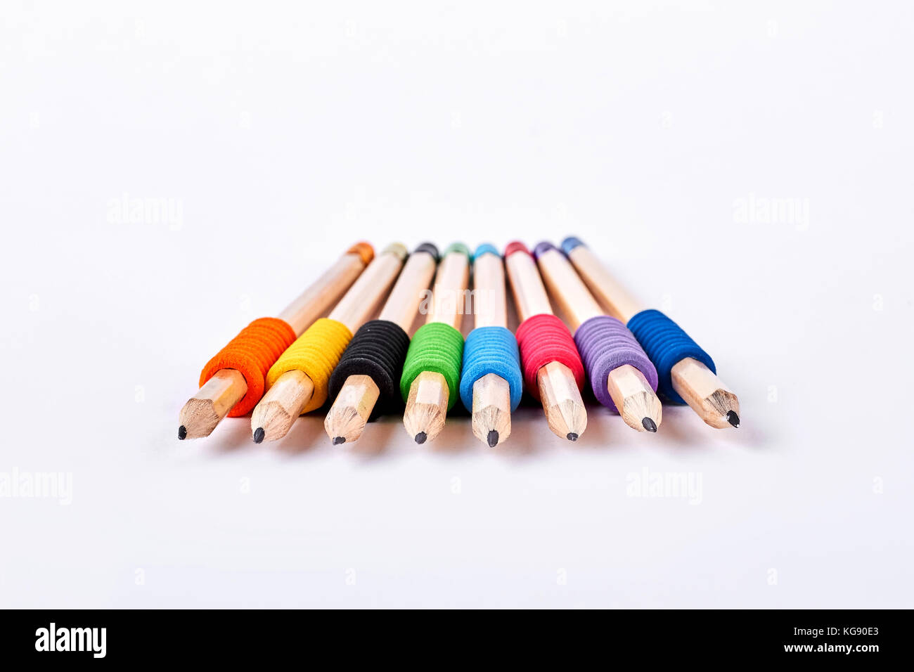 Collection of simple pencils for drafting Stock Photo - Alamy
