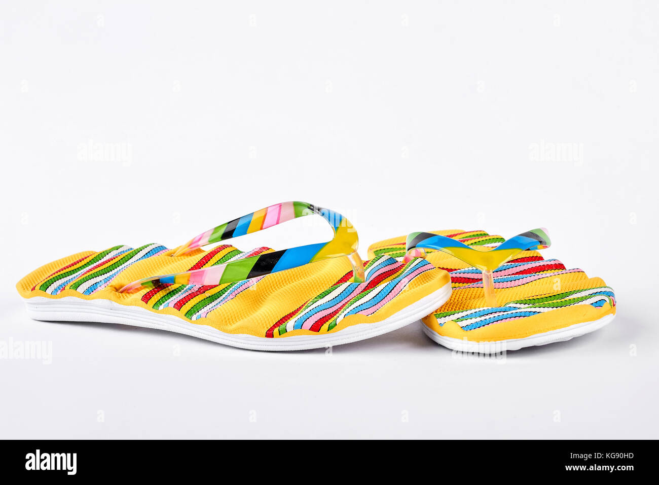 Woman fashion design flip flops Stock Photo - Alamy