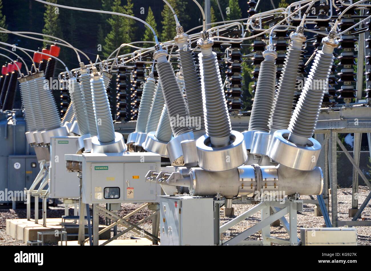Power plant and Electric Substation Stock Photo - Alamy