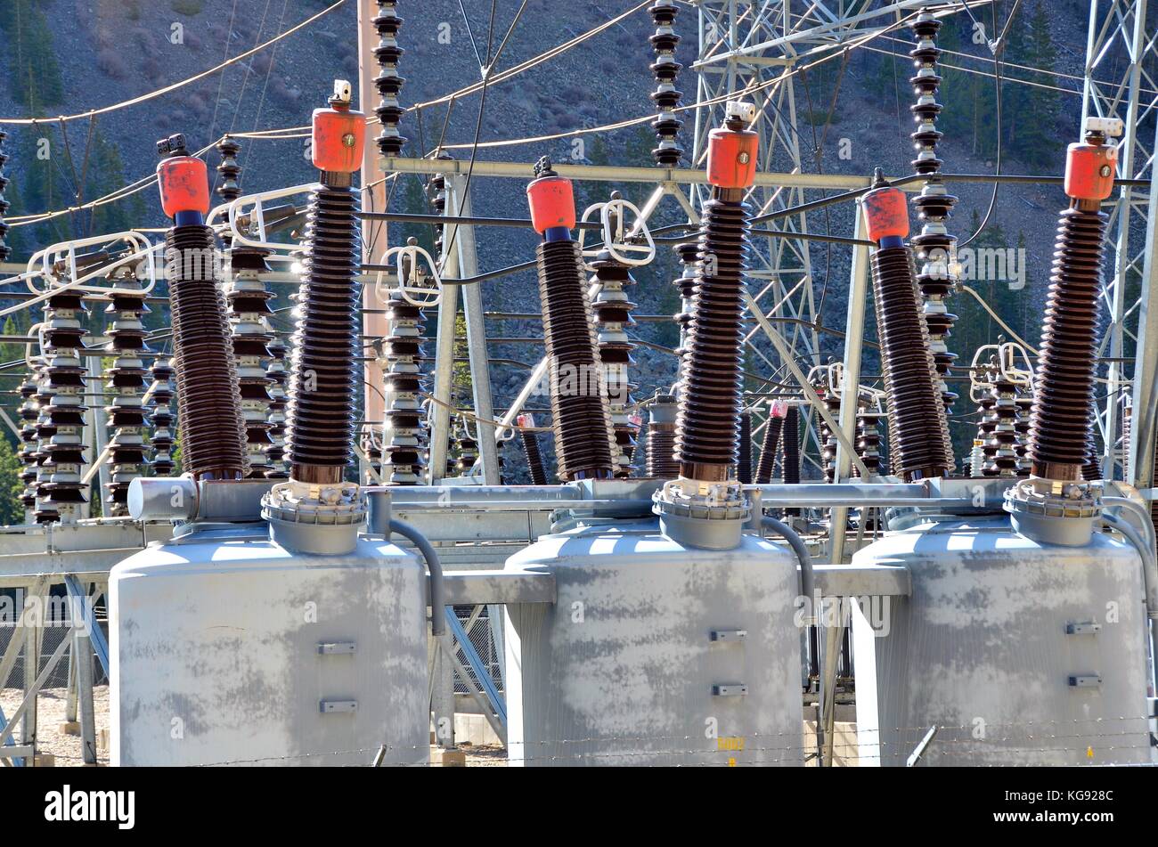 Power plant and Electric Substation Stock Photo - Alamy
