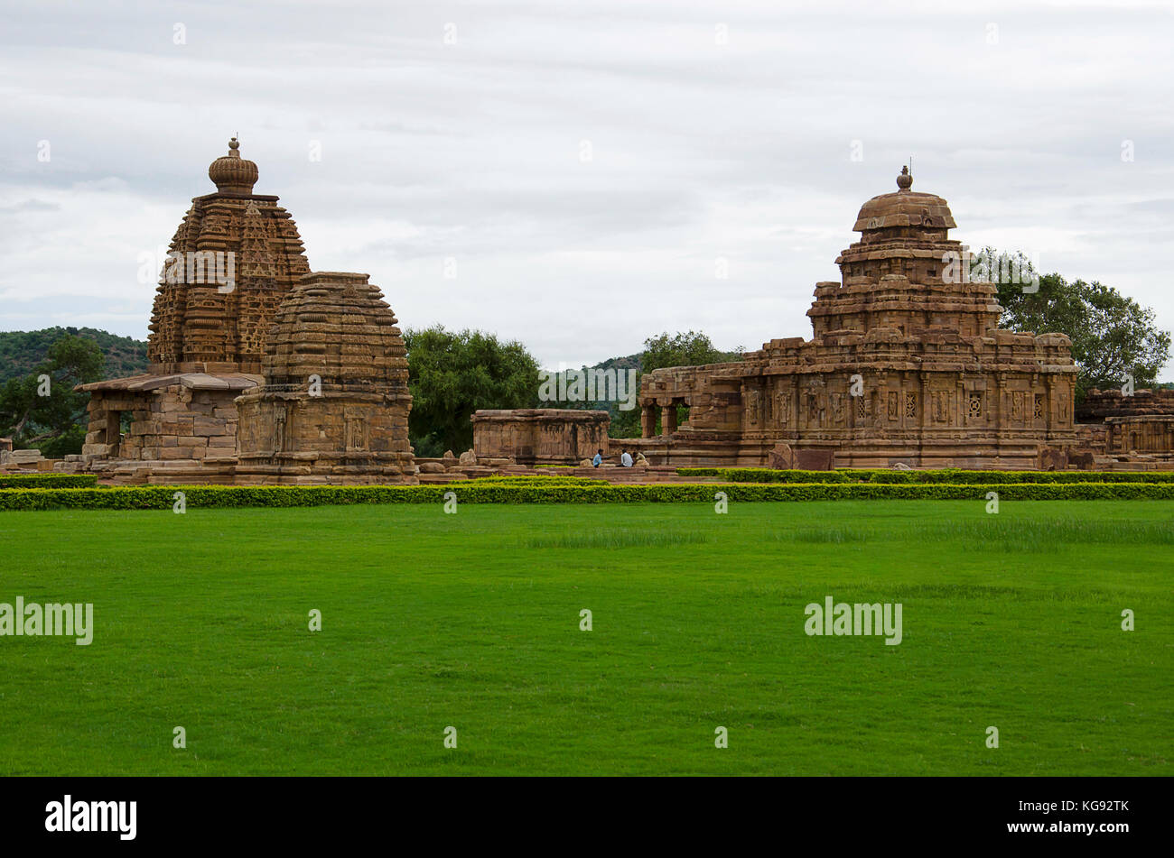 Sangameshvara, Jambulinga and Galaganatha back view, Pattadakal temple ...