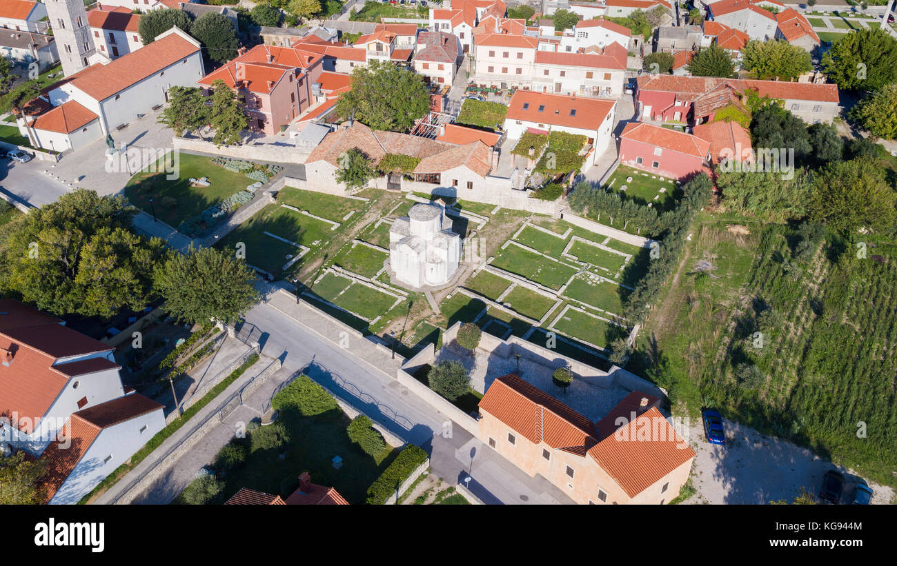 Aerial photo of Nin, Croatia Stock Photo - Alamy