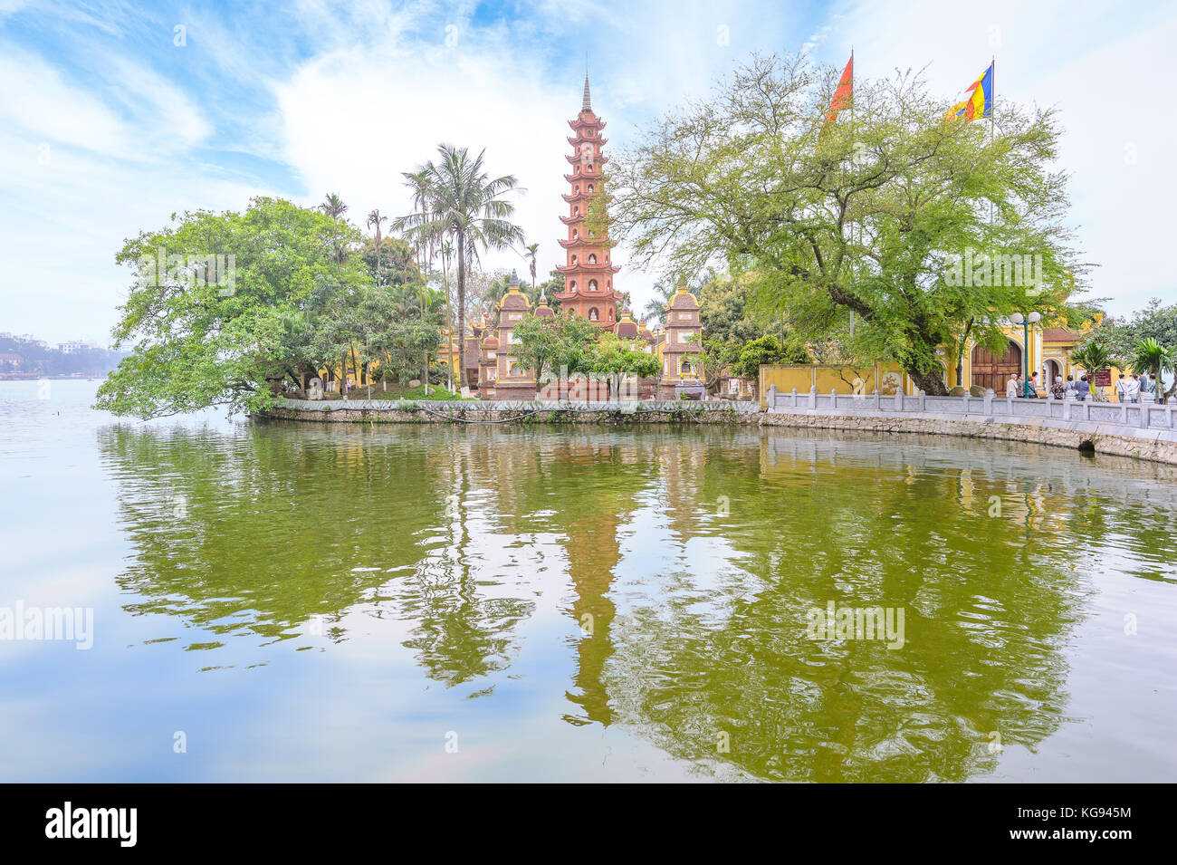 Tran Quoc Pagoda, Hanoi, Vietnam Stock Photo - Alamy