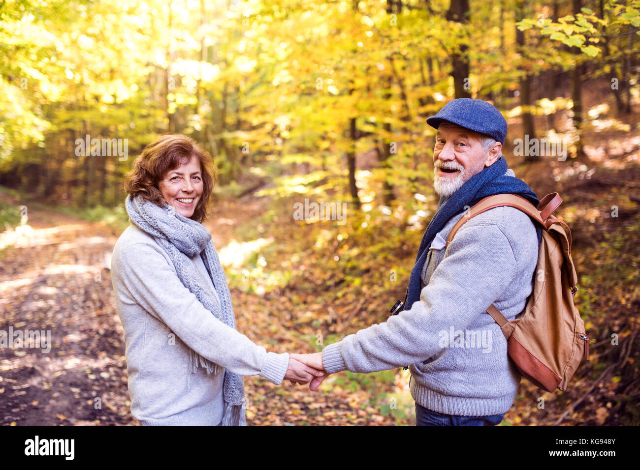 Old couple morning walk hi-res stock photography and images - Alamy