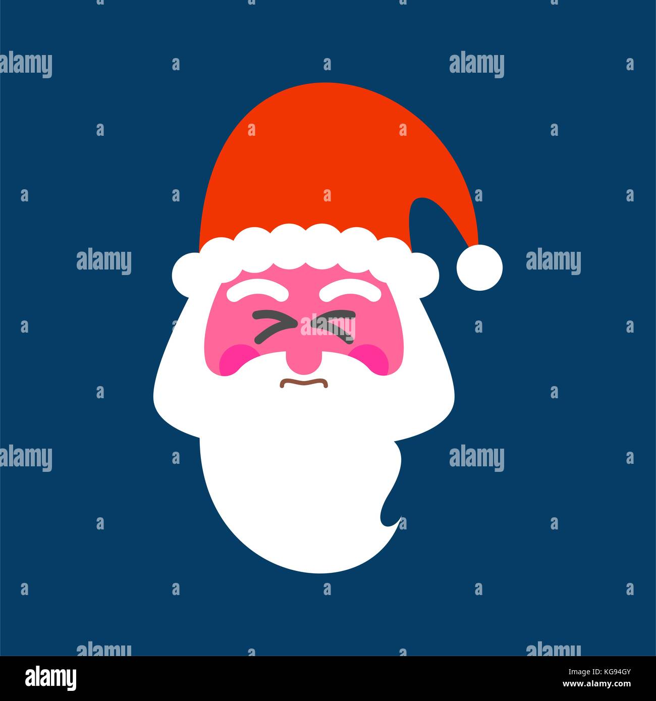 Straining facial expression Stock Vector Images - Alamy