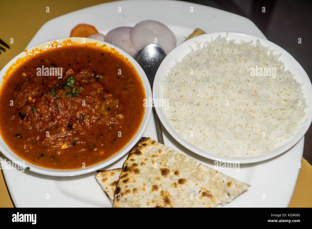 Goa beach food plate hi-res stock photography and images - Alamy