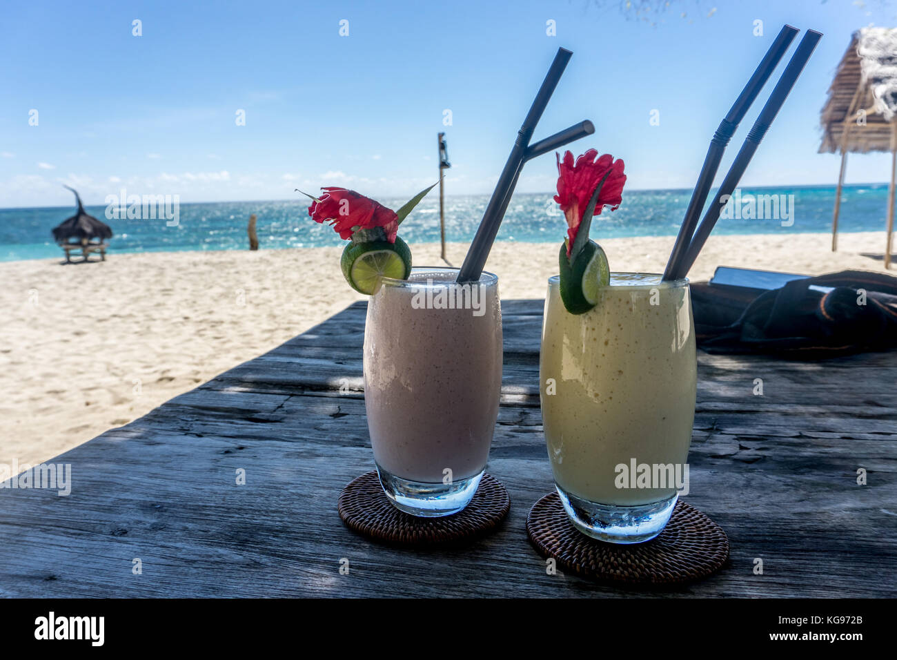 Fancy 5-star hotel on Sira Beach Stock Photo - Alamy