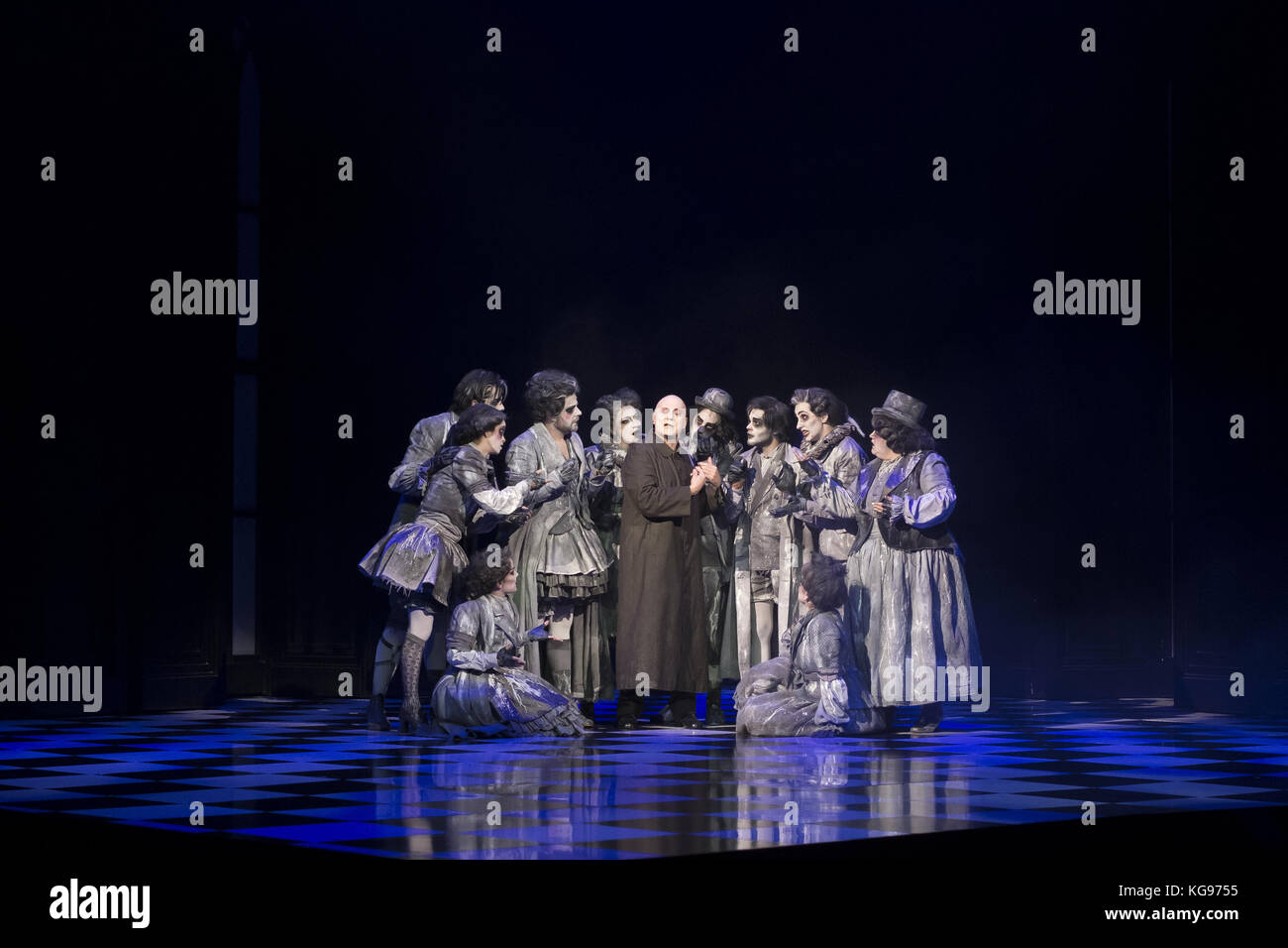 'The Addams Family' musical press preview at Calderon Theatre in Madrid ...