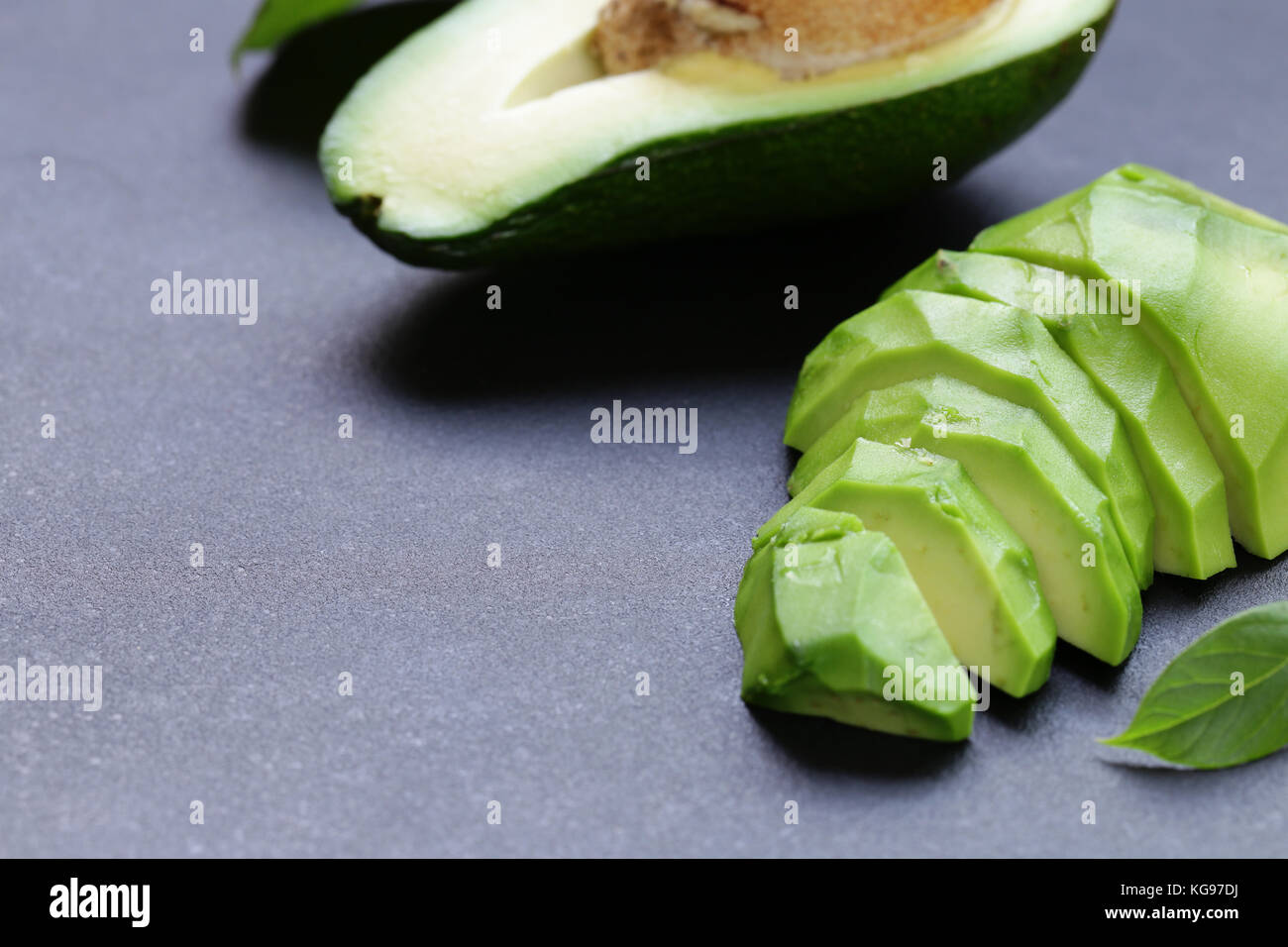 natural organic avocado - healthy and nutrition food Stock Photo - Alamy