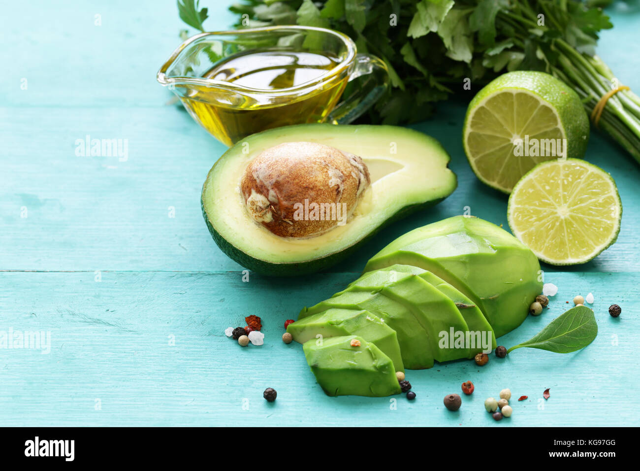 natural organic avocado - healthy and nutrition food Stock Photo - Alamy