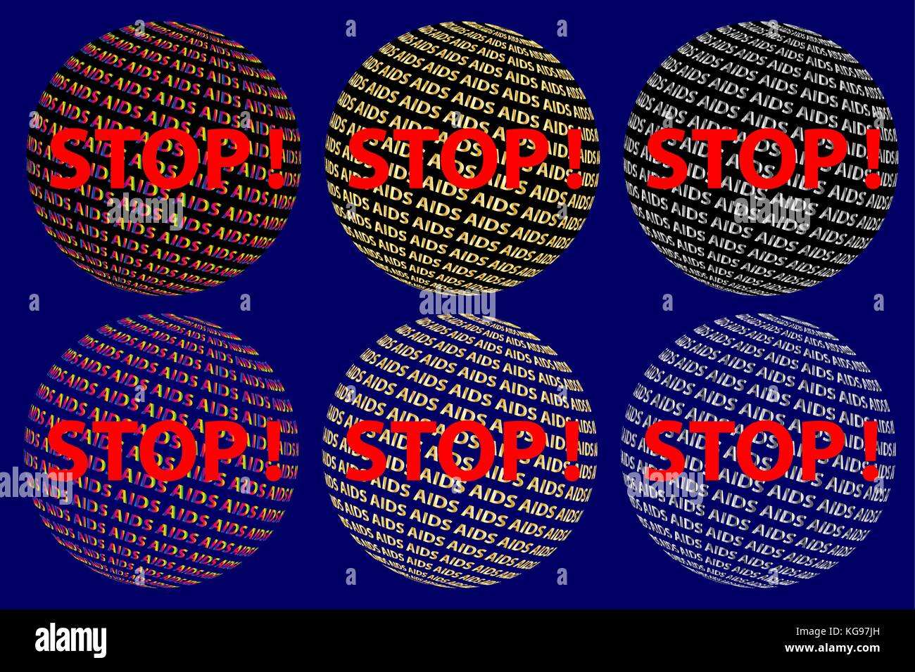 Stop AIDS - vector logo, 1st December World AIDS Day Stock Vector Image ...