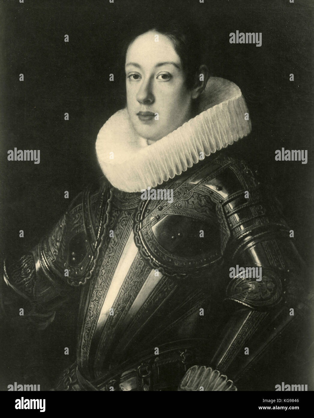 Portrait of Ferdinand II de' Medici, painting by Sustermans Stock Photo ...