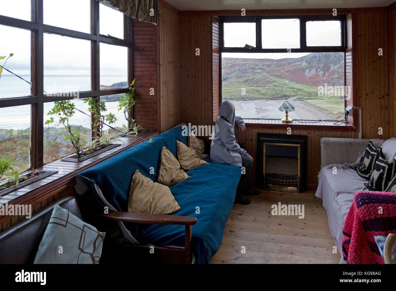 Dooey Hostel, Glencolumbkille, Co. Donegal, Ireland Stock Photo - Alamy