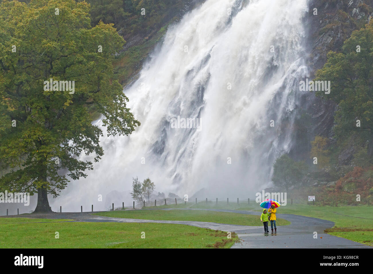 Powerscourt Waterfall, Enniskerry, Co. Wicklow, Ireland Stock Photo - Alamy