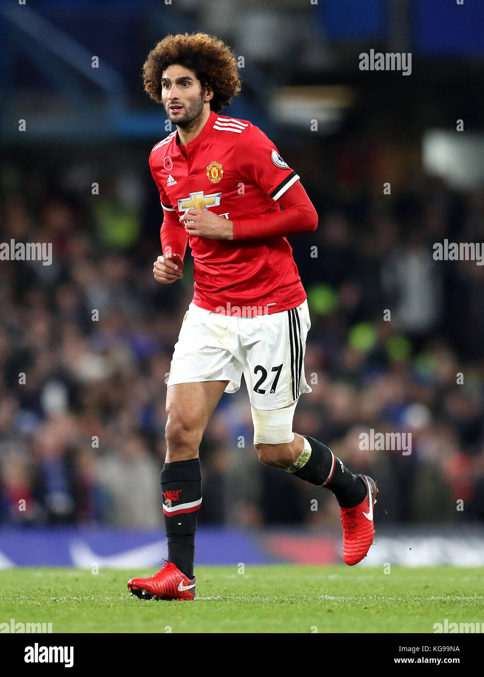 Manchester United's Marouane Fellaini during the Premier League match ...