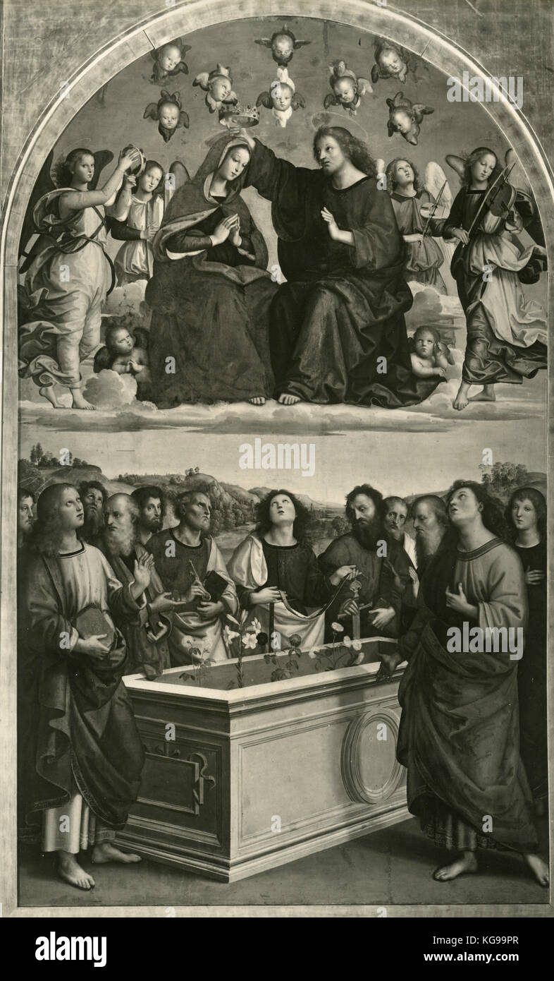Coronation of the virgin raphael hi-res stock photography and images ...