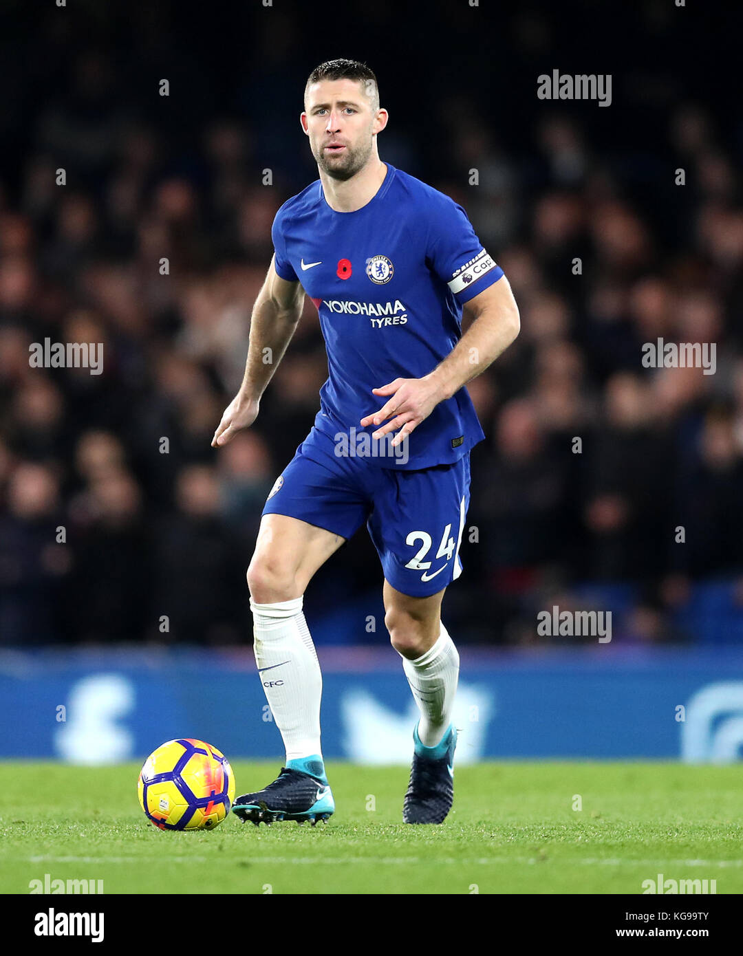Chelsea's Gary Cahill during the Premier League match at Stamford ...