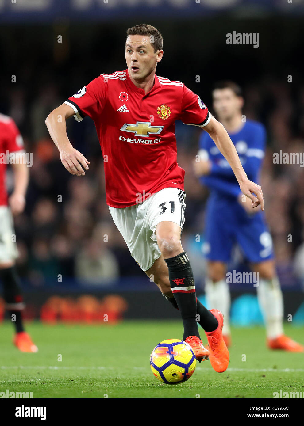 Manchester United's Nemanja Matic during the Premier League match at ...