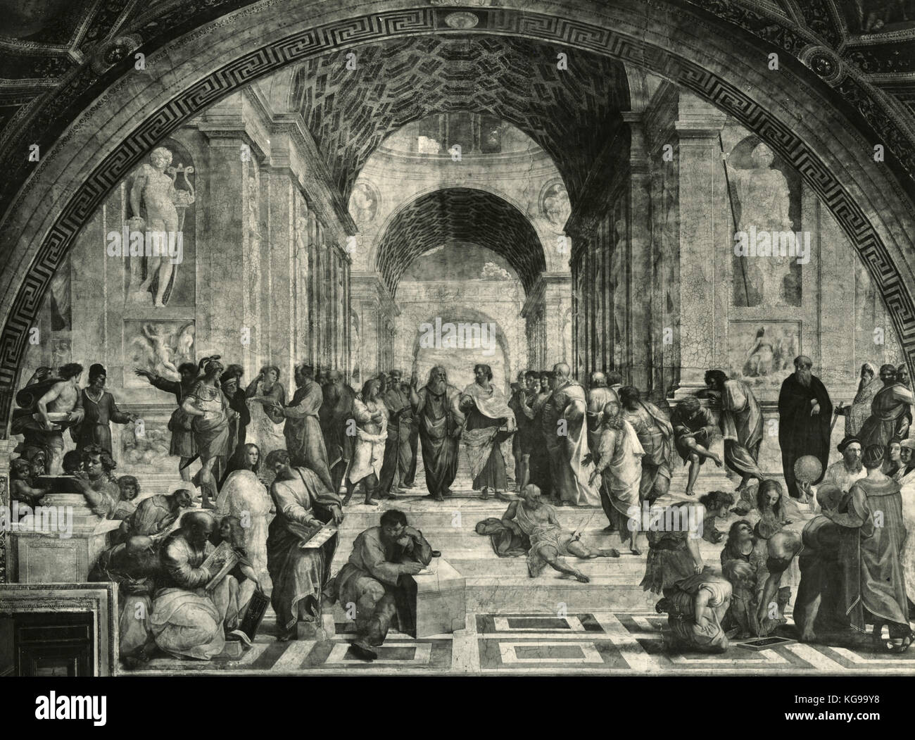 The school of athens vatican hi-res stock photography and images - Alamy