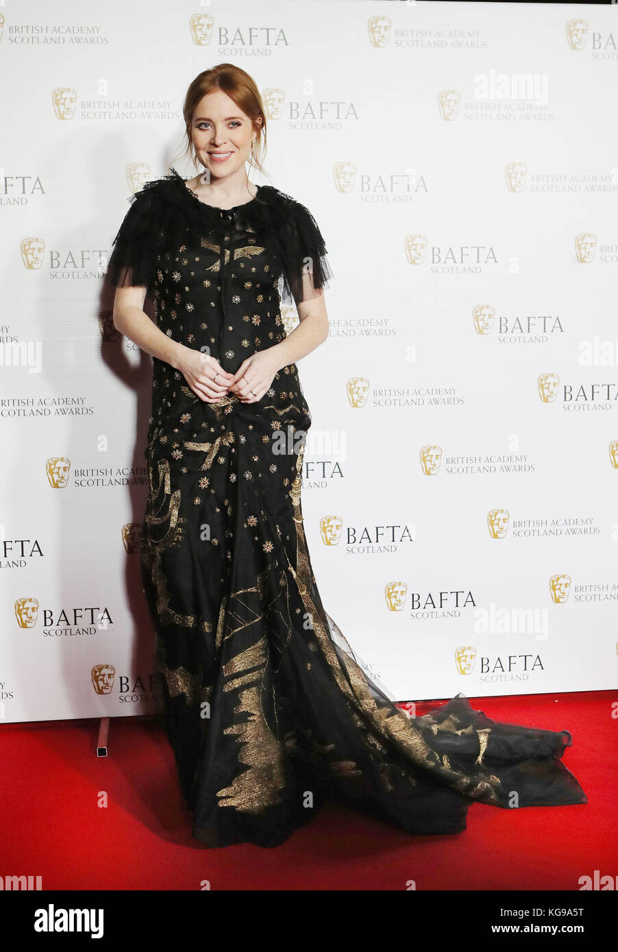 Angela Scanlon arriving for the British Academy Scottish Awards at the ...