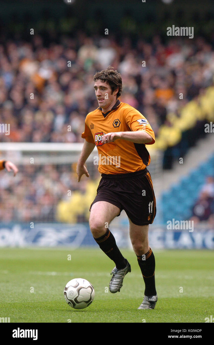 Footballer Mark Kennedy Manchester City v Wolverhampton Wanderers 10 ...