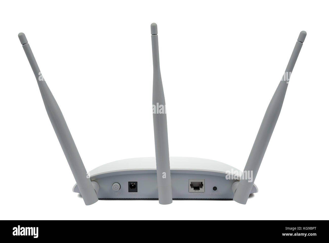 Access point device isolated on white background with clipping path ...