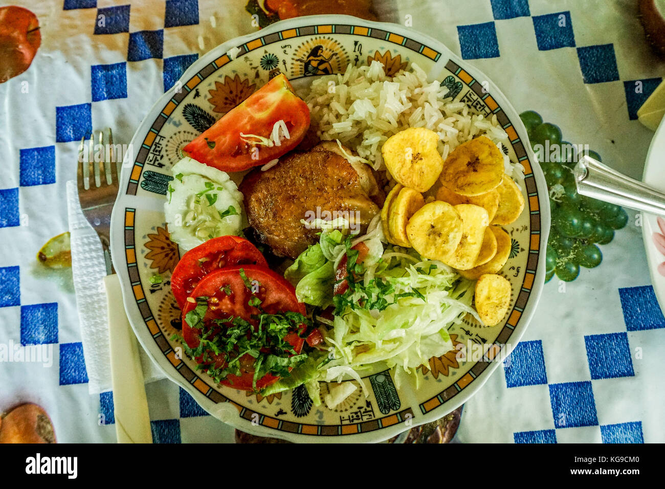 Our first lunch in the Jungle Stock Photo - Alamy
