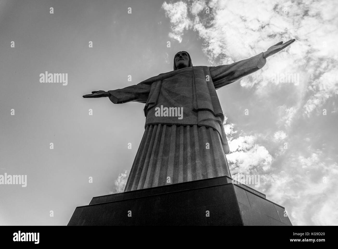 Rio de janeiro christ redeemer Black and White Stock Photos & Images ...
