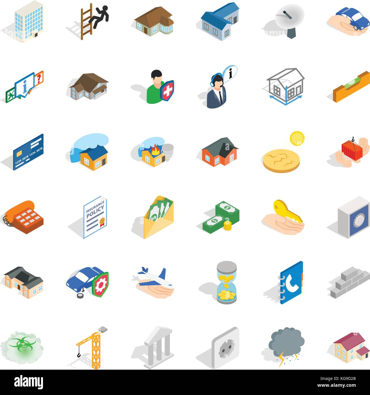 Home repair icons set, isometric style Stock Vector Image & Art - Alamy