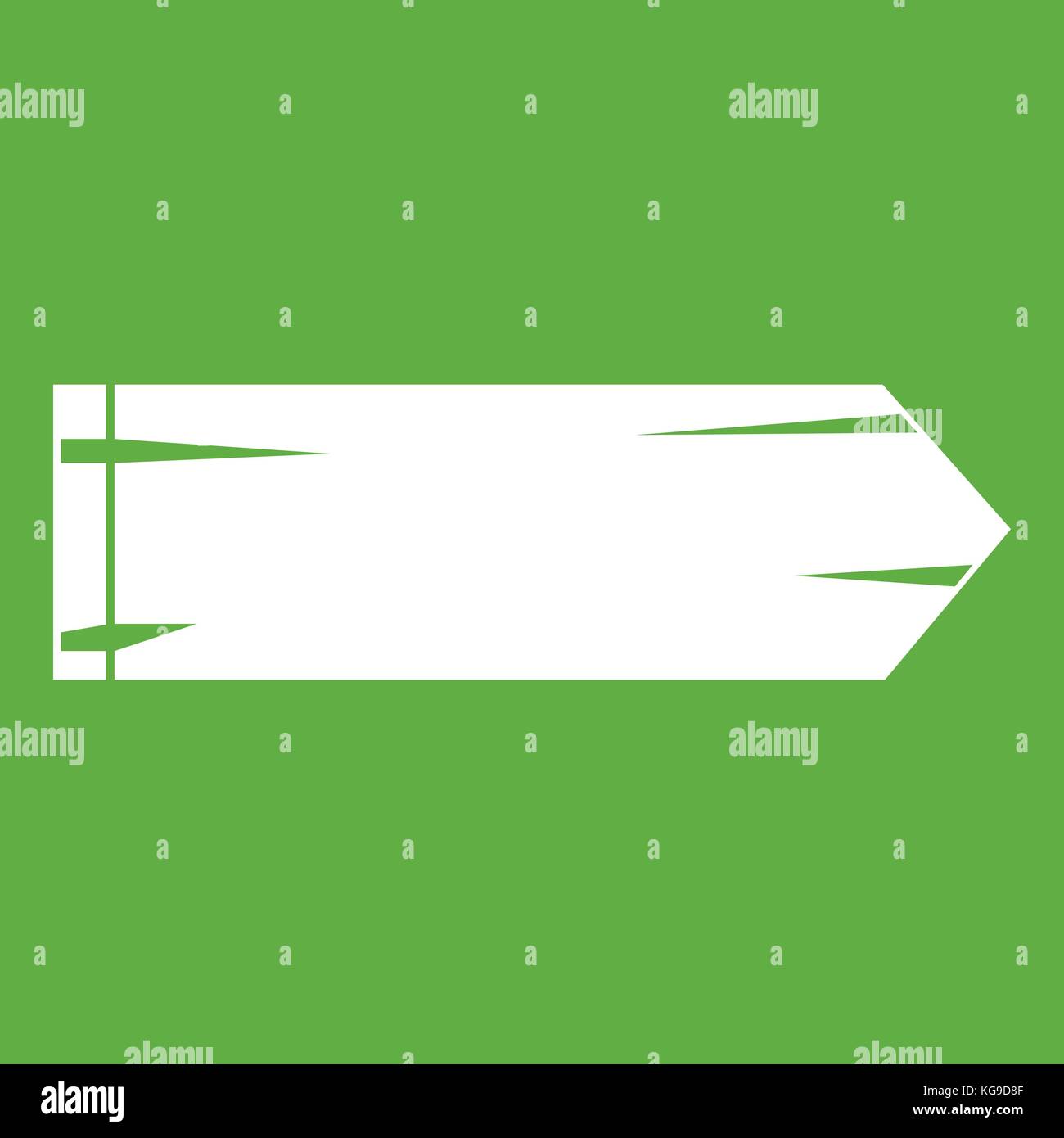 Thick arrow icon green Stock Vector Image & Art - Alamy